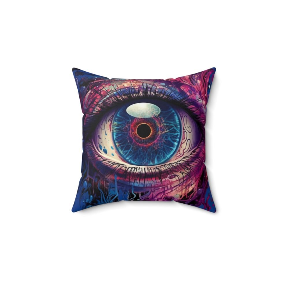 Psychedelic third eye pillow design for your trippy comfort!