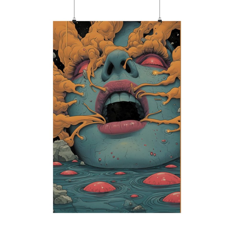 Ego dissolution 3 | Psychedelic Poster | Psychonaut Dream